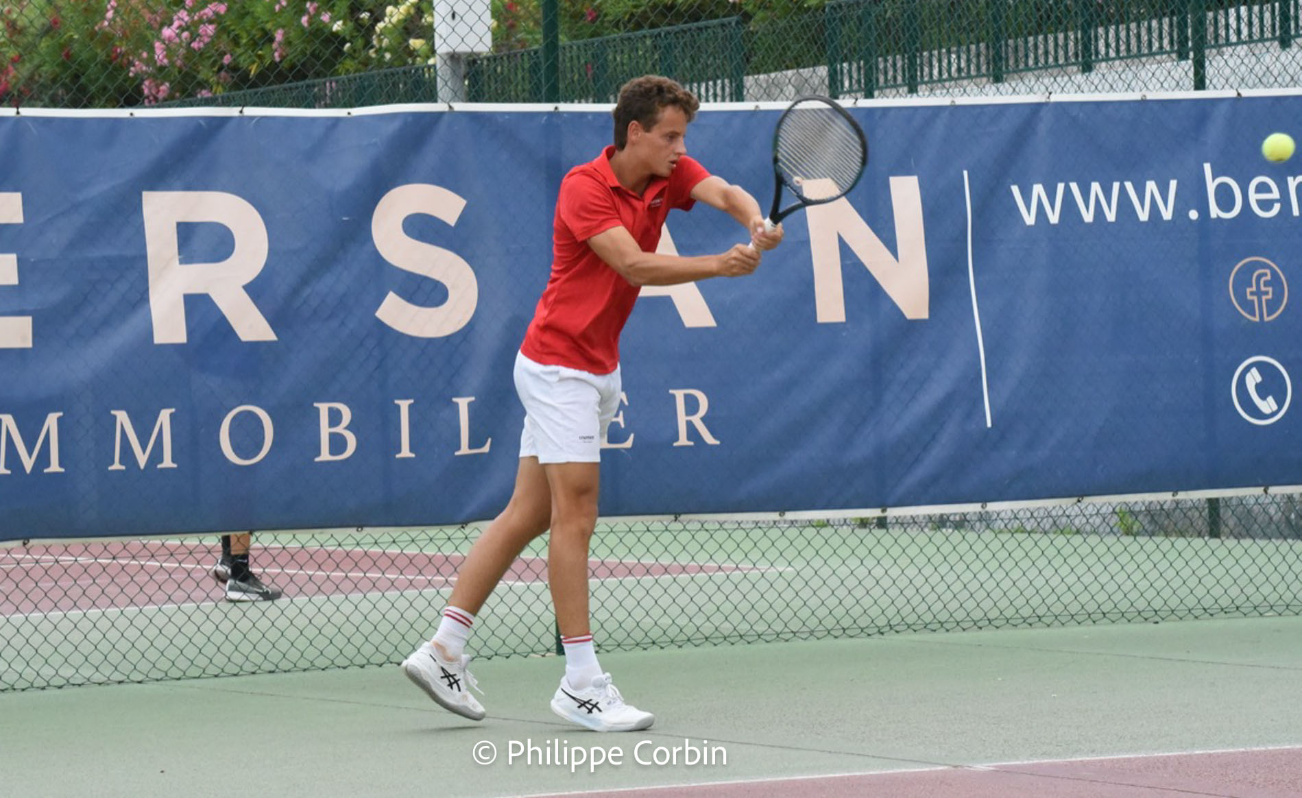 2. Mathieu Chambonnière (Tennis club du 16e, 0) © Ph. CORBIN 20230707 ...